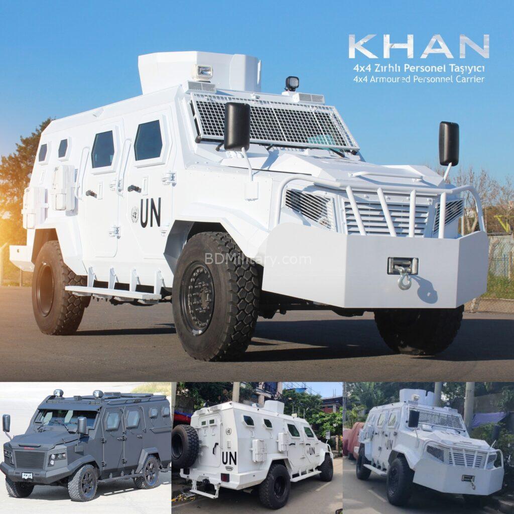 Bangladesh Police Induct Turkish Khan 4×4 Armoured Personnel Carriers ...