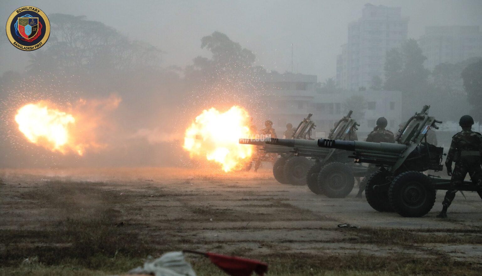 Mod 56 105 mm Towed Pack Howitzer - Bangladesh Military Forces