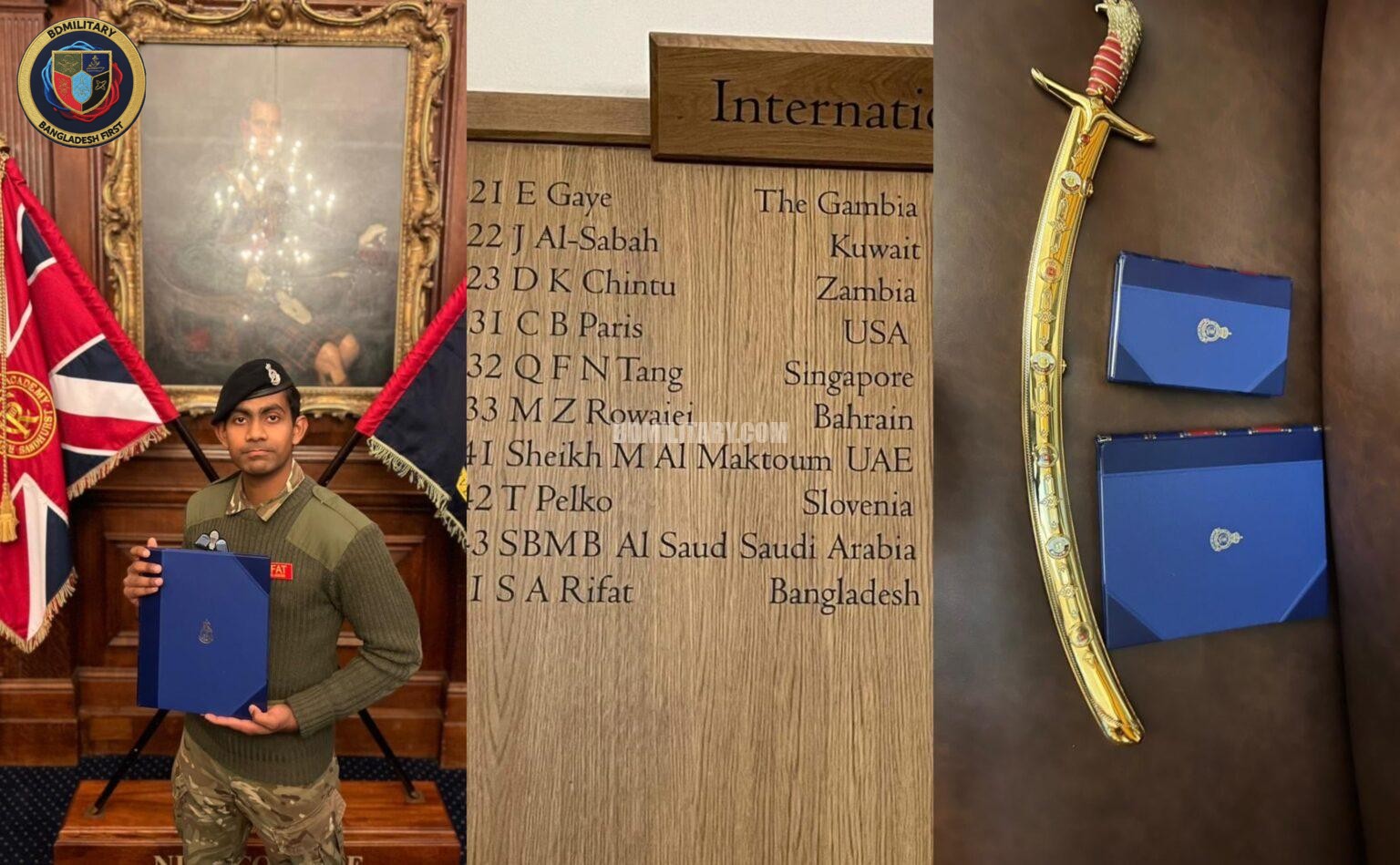Bangladesh Army Officer Cadet Makes History at the Royal Military ...